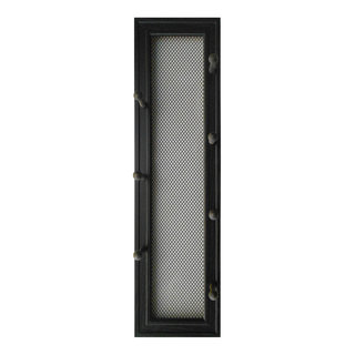 7-Peg Mug Rack by Millwork Engineering, Black Frame - Kitchen Storage ...