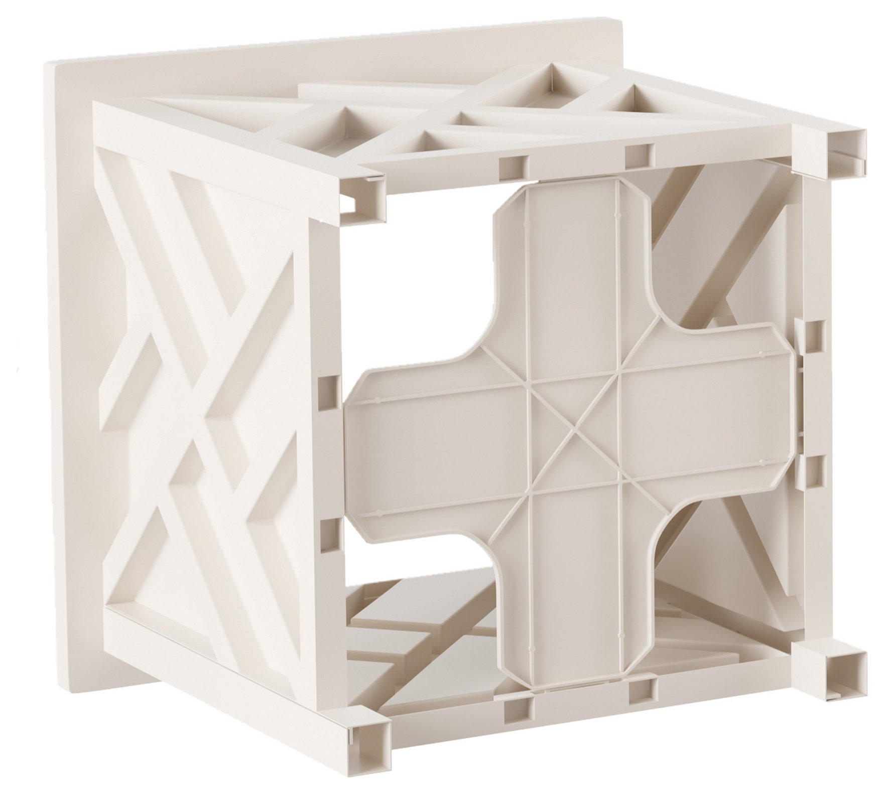 Lattice Design Planter Box Square Decorative Outdoor Flower or Plant ...