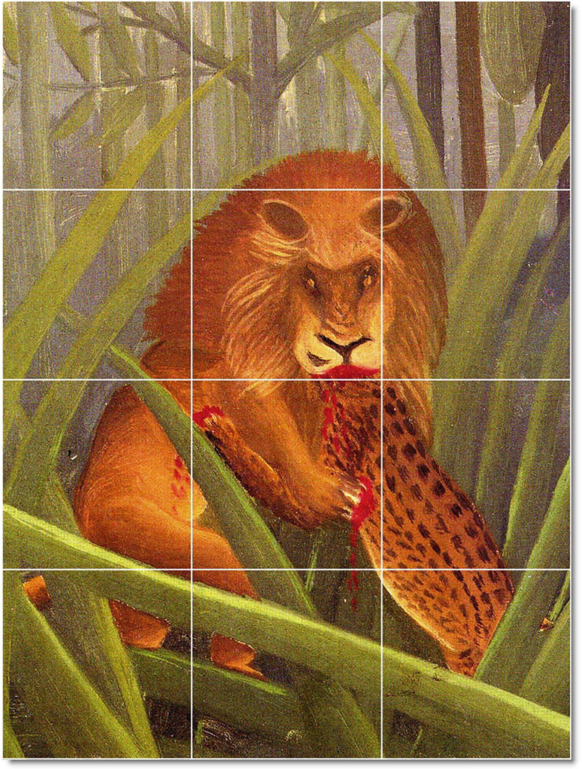 Jean-Jacques Rousseau Poster Art Painting Ceramic Tile Mural #68, 12.75 ...