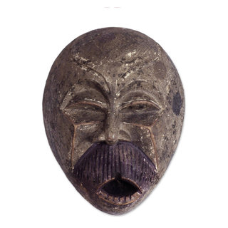 Novica Handmade Howling Ape African Wood Mask - Tropical - Wall ...