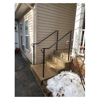 Single Line Hand Rails - DC Metro - by Stone Hill Railings LLC | Houzz