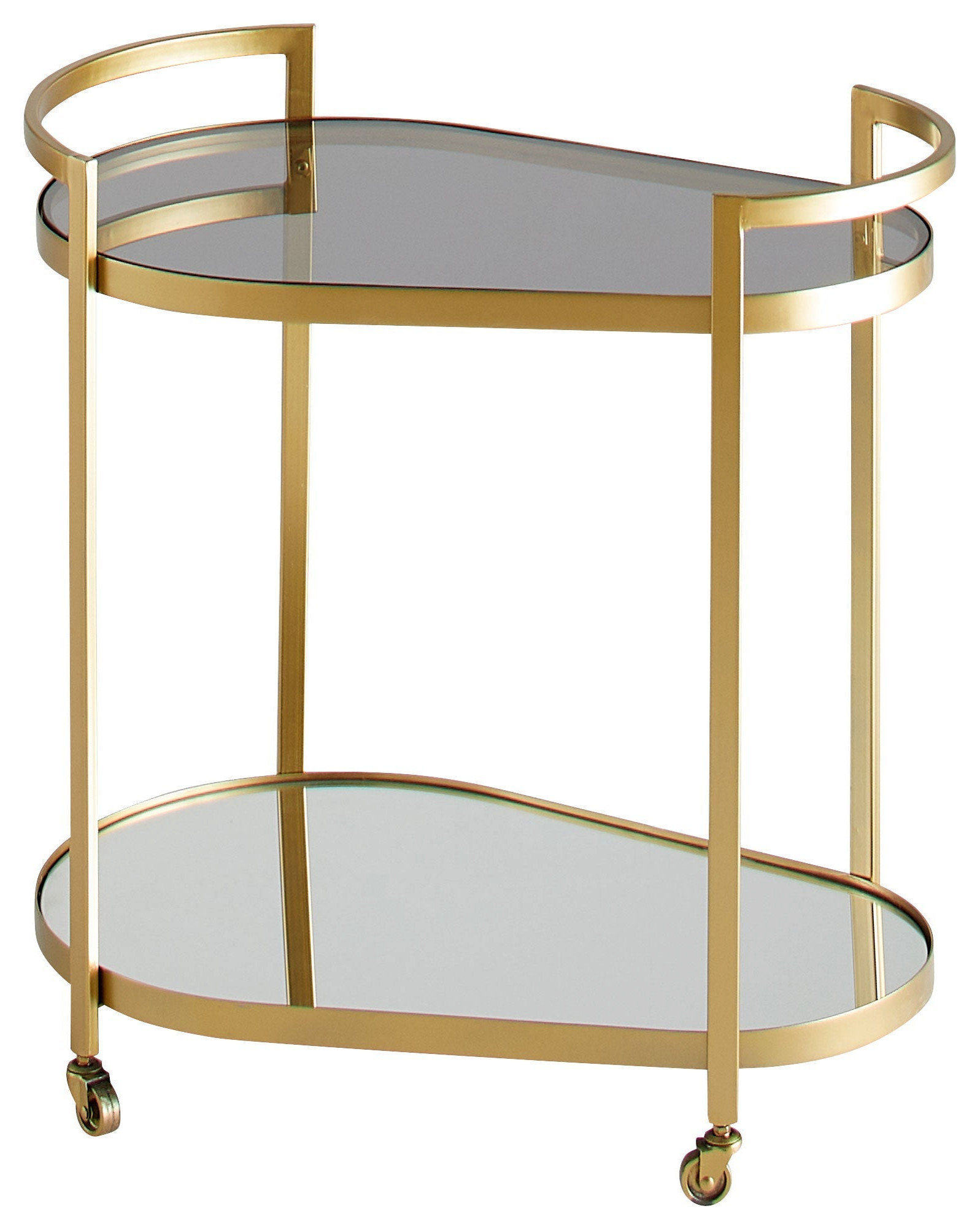 Cosmo Bar Cart, Gold - Contemporary - Bar Carts - by Hudson Home Decor ...