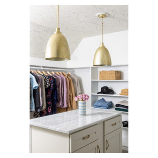 Neighborhood Glow-Up: Owner's Closet - Transitional - Closet - Kansas ...