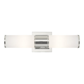 Weston 2 Light Polished Nickel Ada Wall Sconce/ Bath Vanity (52122-35 ...
