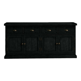 70" Rustic Sideboard Buffet - Farmhouse - Buffets And Sideboards - by ...