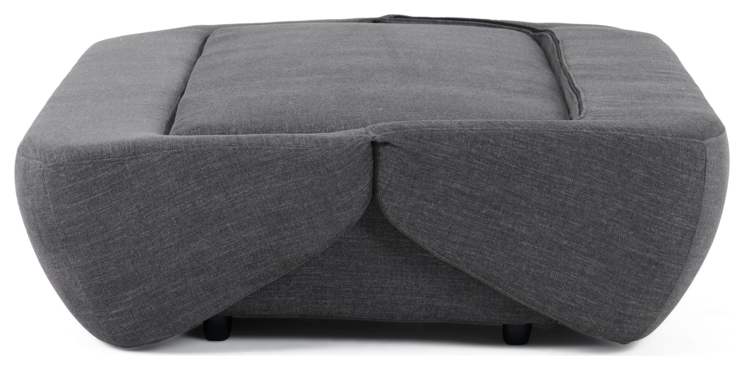 Divani Casa Lerner Modern Dark Grey Fabric Sofa Bed - Transitional ...