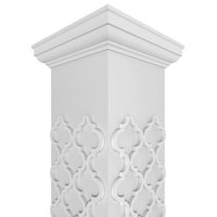Craftsman Classic Square Non-Tapered Bondi Fretwork Column, 8"Wx8'H, 12 ...