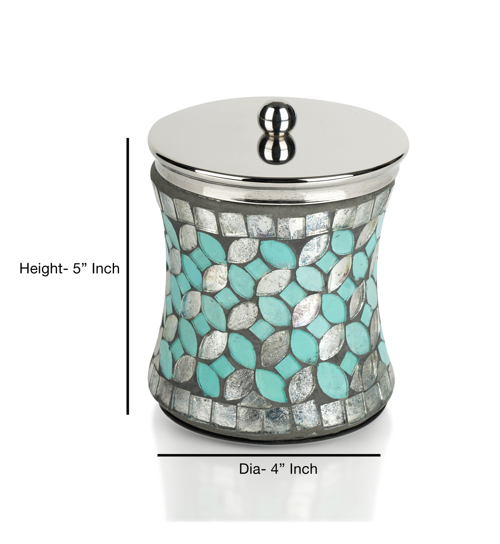 nu steel Sea Foam Cotton Swab Container - Beach Style - Bathroom ...