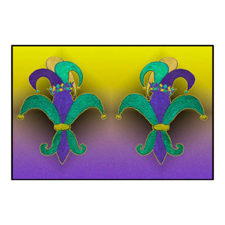 Mardi Gras Jester Rug, 18"x24" - Contemporary - Novelty Rugs - by Gifts ...