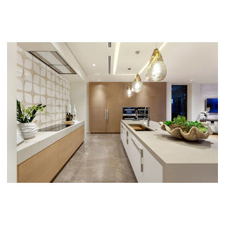 Warm Modern in Boca Raton - Modern - Kitchen - Miami - by Marc-Michaels ...