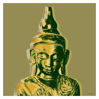 Thai Buddha Pop Art, 4, 55x55 Rolled - Asian - Prints And Posters - by ...