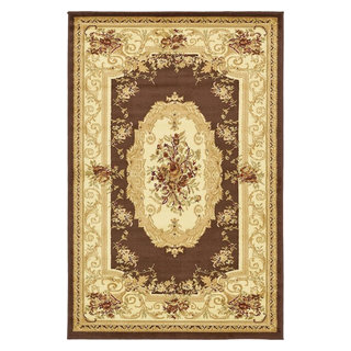 Traditional Royale Bark Area Rug, 8' Round - Victorian - Area Rugs - by ...