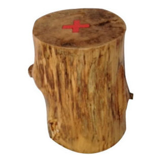 Tree Stump Stool - Rustic - Accent And Garden Stools - by Eastman Tribe ...