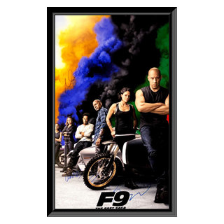 F9: The Fast Saga cast signed movie poster, 27x40 inches - Contemporary ...