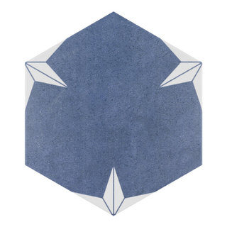 Stella Hex Day Porcelain Floor and Wall Tile - Contemporary - Wall And ...