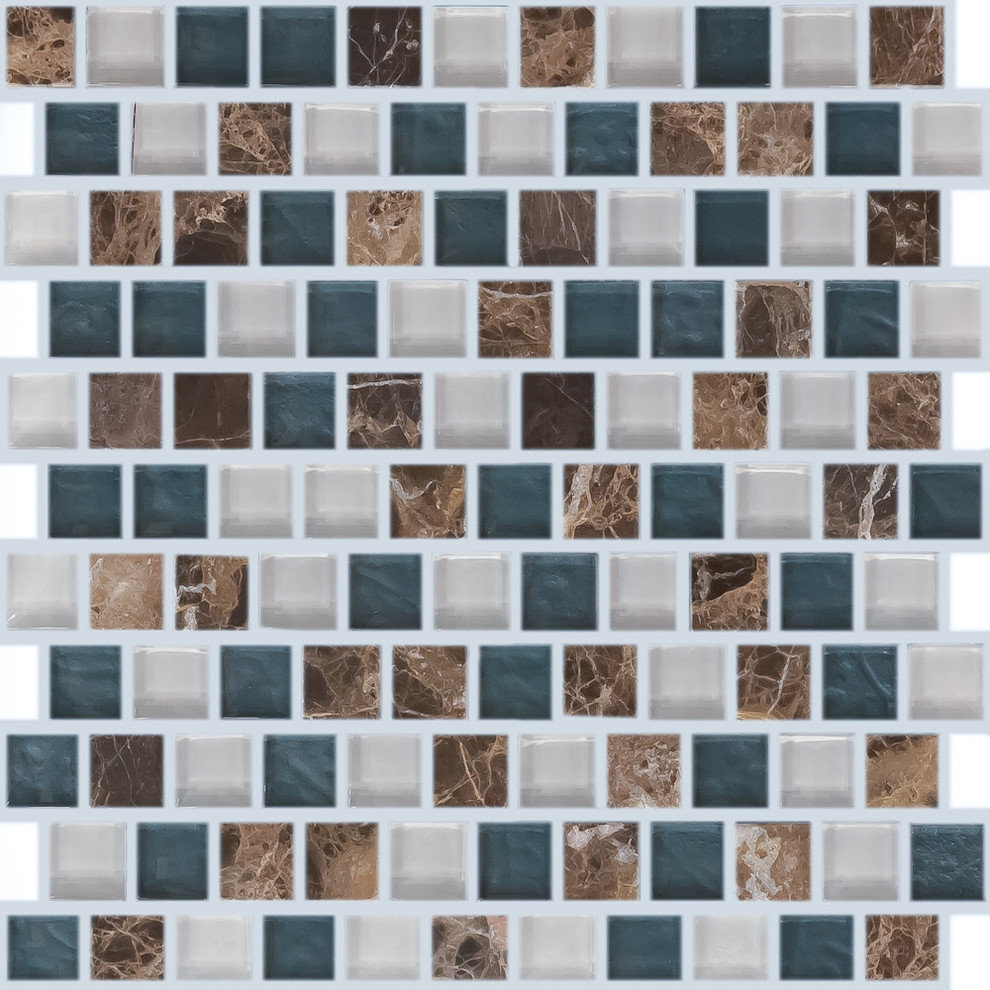 Offset Imagination Mosaic, Montego Bay, Sample - Contemporary - Mosaic ...