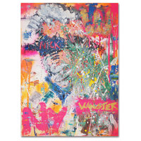 Sr.LaSso 'Mr. Wooster' Canvas Art, 35"x 47" - Contemporary - Prints And ...