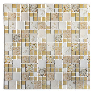 Squares Victorian Medallions 3D Wall Panels - Victorian - Wall Panels ...