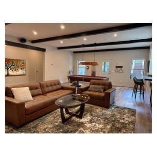 Ron and Cheryl Parrington full basement build out - Transitional ...