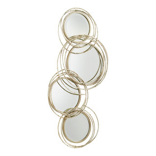 Radius Mirror, Silver - Contemporary - Wall Mirrors - by Hudson Home ...