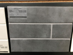 White subway tile backsplash for Ikea Enkoping kitchen cabinets ...