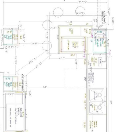 kitchen layout help with walkway