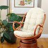 Java Lounge Swivel Rocking Rattan Wicker Chair Colonial - Tropical ...