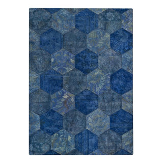 Mat the Basics Vintage Honey Comb Rug, 6'6"x9'6" - Contemporary - Area ...