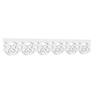 Sage Architectural Grade PVC Running Trim, 6"H x 5/8"P x 48"L - Molding ...