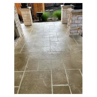 Concrete Walkway and Entryway - Patio - Chicago - by Elite Crete ...