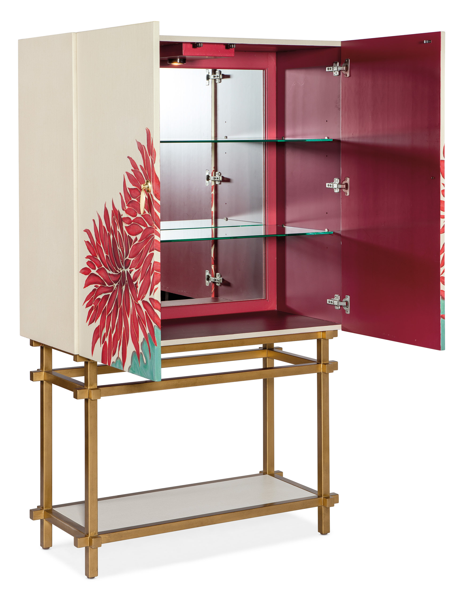 Melange Patrisha Bar Cabinet - Contemporary - Wine And Bar Cabinets ...