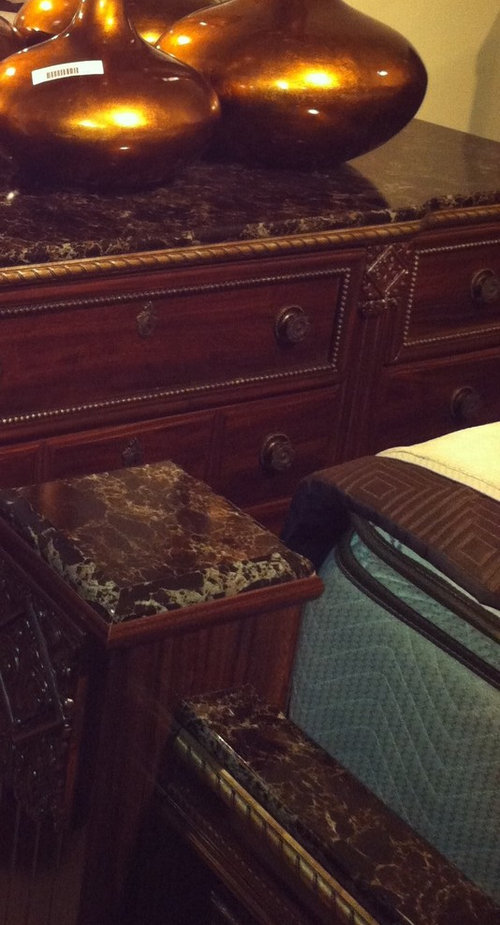 Marble top bedroom set???