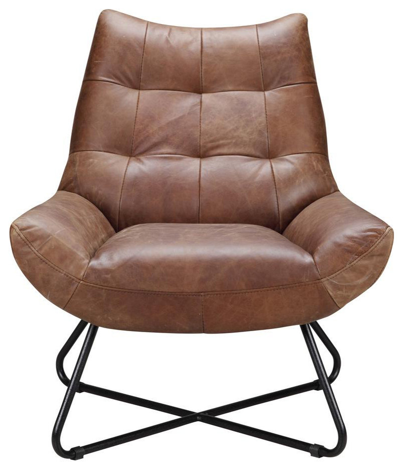 Graduate Lounge Chair Cappuccino - Industrial - Armchairs And Accent ...