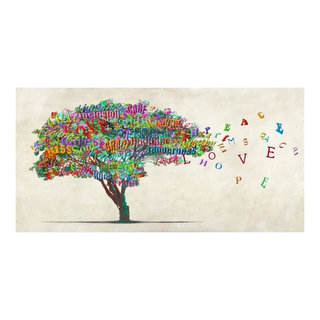 "Tree of Humanity" Digital Paper Print by Malia Rodrigues, 26"x14", 50 ...