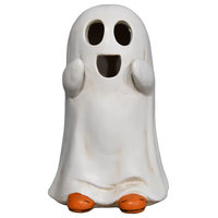Ghost Light Up LED Halloween Figurine 6" - Modern - Holiday Accents And ...