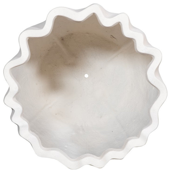 Tulip Flower Planter, Wide, 23x23x26"h - Transitional - Outdoor Pots ...