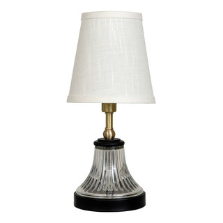 House of Troy Bryson B207-BLK/SB 1 Light Table lamp in Black/Satin ...