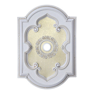 Artistry Lighting, Rectangular White Ceiling Medallion, ARC0913-CF1-075 ...