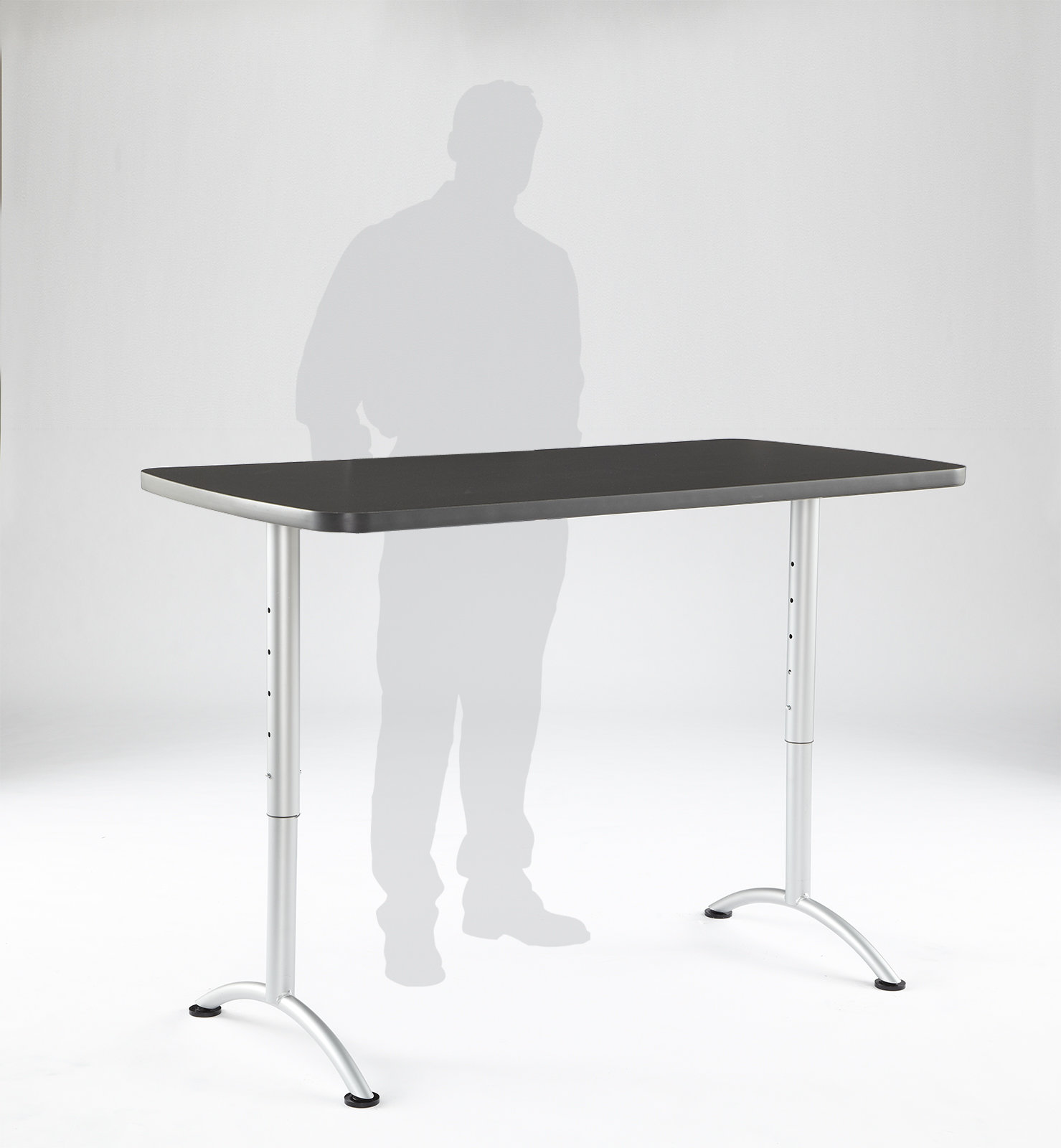 ARC 30x60 Adjustable Rectangular Table - Contemporary - Desks And ...
