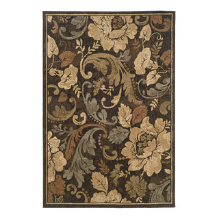 Oriental Weavers Huntington 1279E Brown Rug, 3'2" X 5'5" - Traditional ...