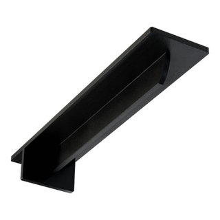 3"x20"x2" Heaton Hidden Support Steel Bracket, Hammered Black, 3"Wx14 ...