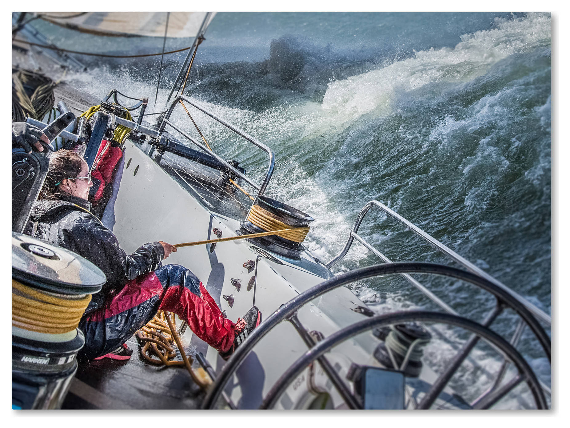 Michael Delman 'Storm In San Francisco Bay' Canvas Art, 24"x18" - Beach ...