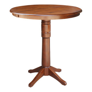 International Concepts Extendable Bar Table in Espresso - Transitional ...