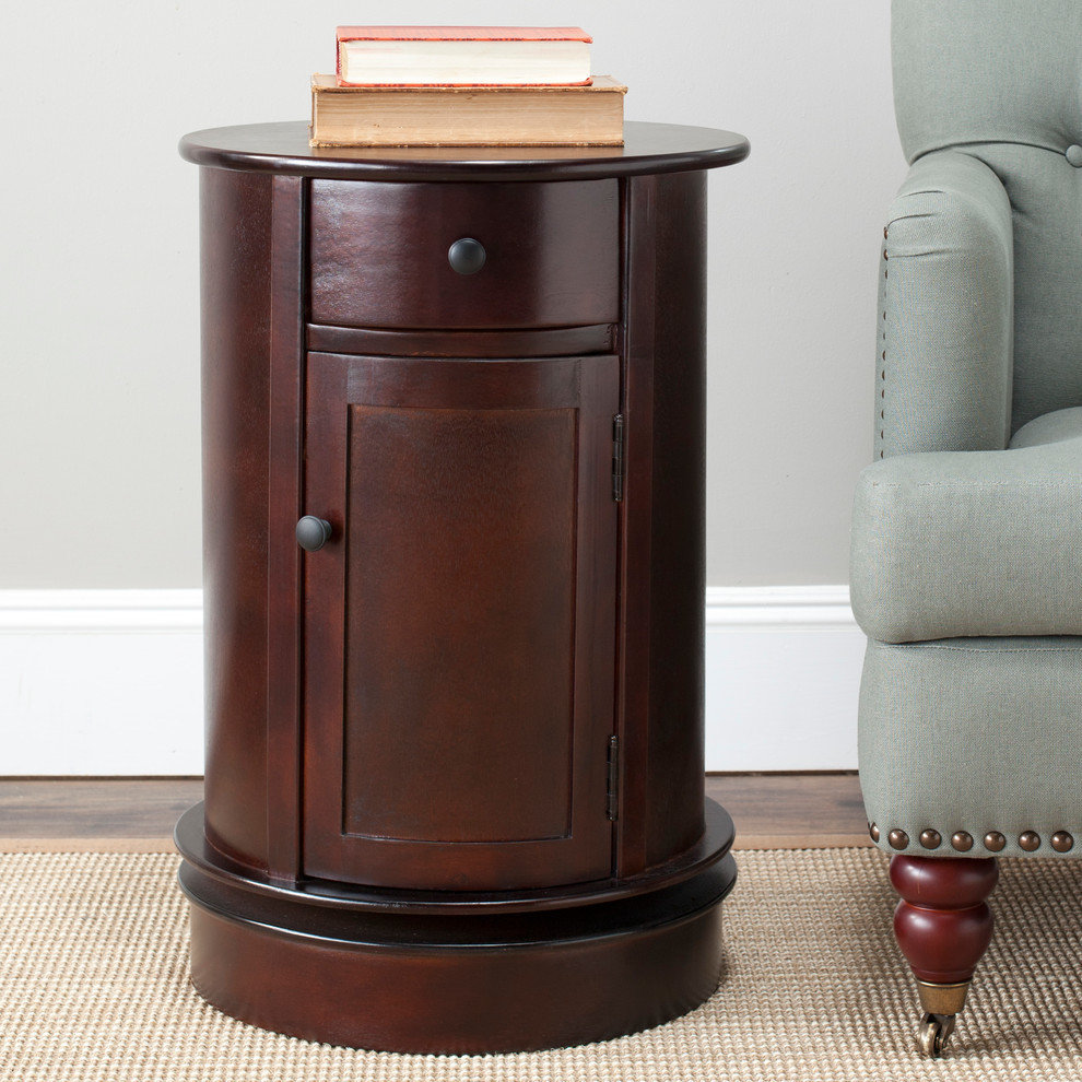 Tabitha Oval Cabinet - Transitional - Side Tables And End Tables - by ...