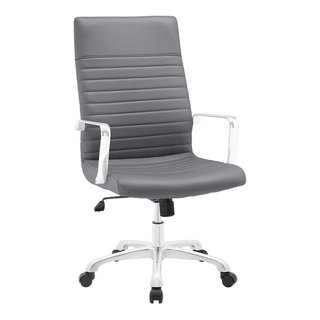 Hawthorne Collection High Back Swivel Office Chair in Gray ...