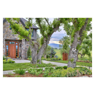 Reimagined Entrance at Gallagher Farm - Farmhouse - Landscape - Denver ...
