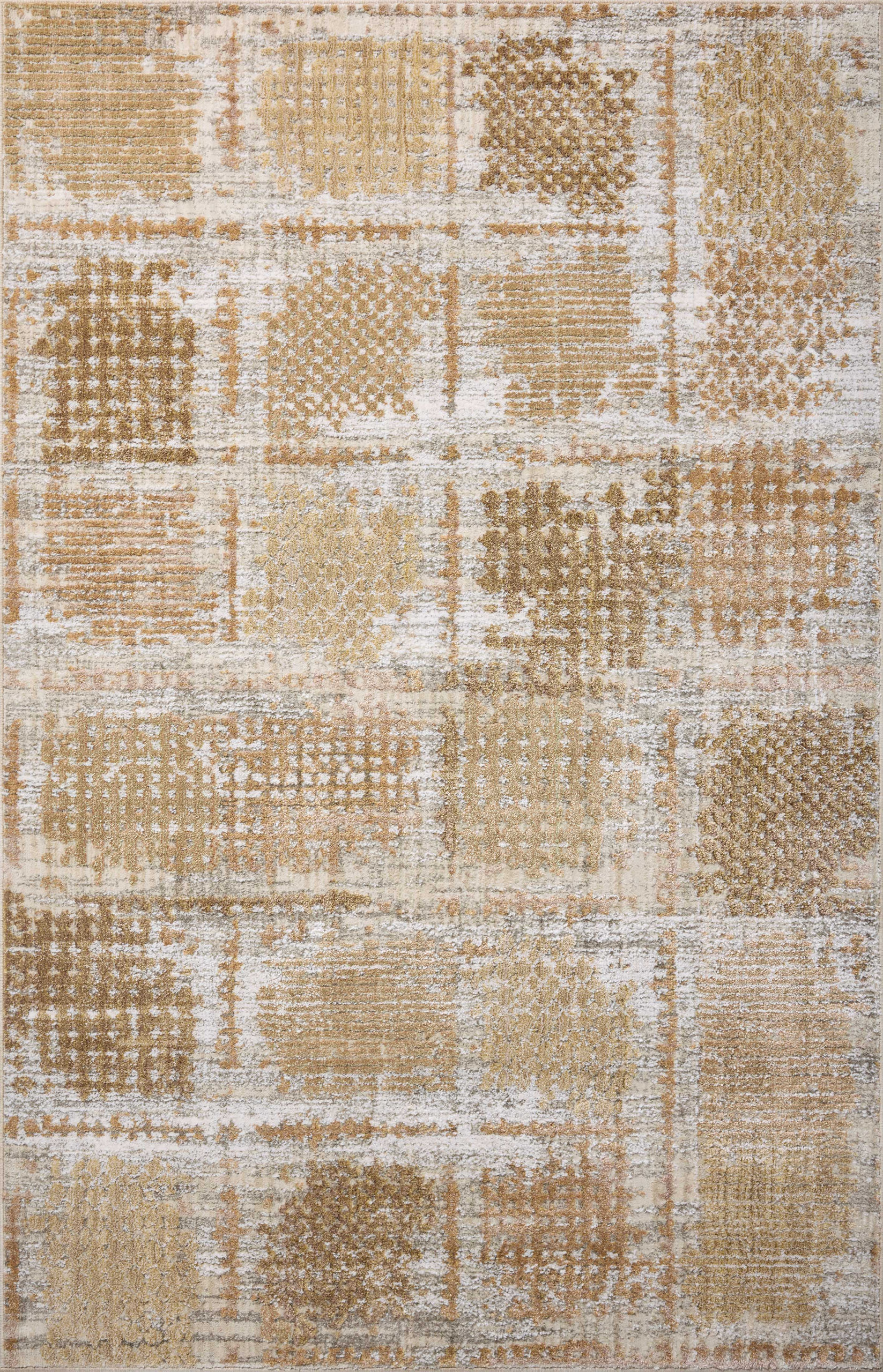 Loloi Wyatt Adobe / Dove Area Rug, 18" x 18" Sample - Contemporary ...