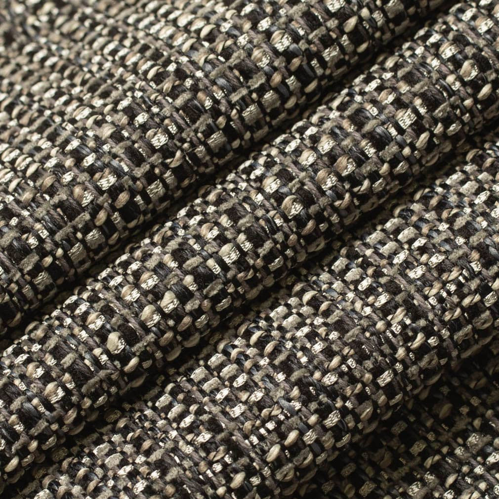 Black Textured Tweed Upholstery Fabric by the Yard, By The Yard 54" Wide - Transitional ...