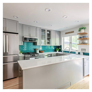 Full Modern Kitchen Remodel - Modern - Kitchen - Denver - by Inspired ...