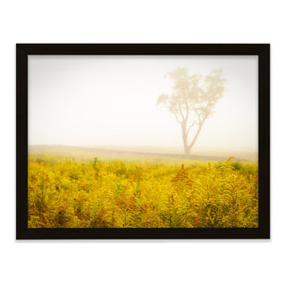 Dreams of Goldenrod and Fog Landscape Framed Photo Paper Wall Art ...